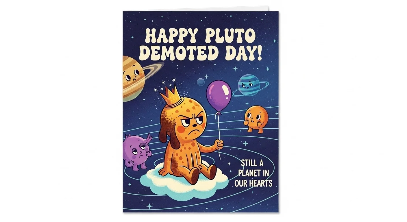 Fun and Creative Pluto Demoted Day Wishes to Share Today for 2026